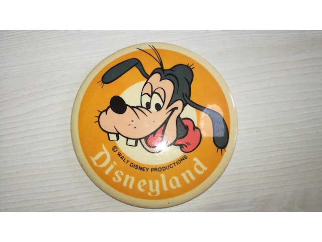 Vintage Disneyland Goofy - Šilja bedž