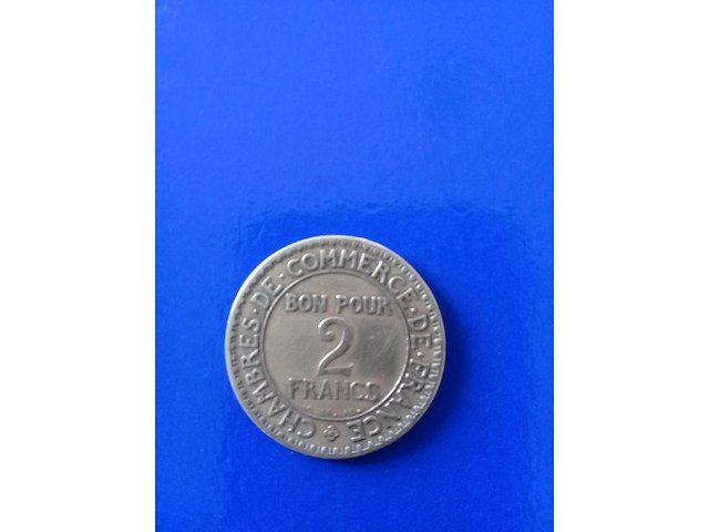 2 Francs 1921 Comerce Industrie