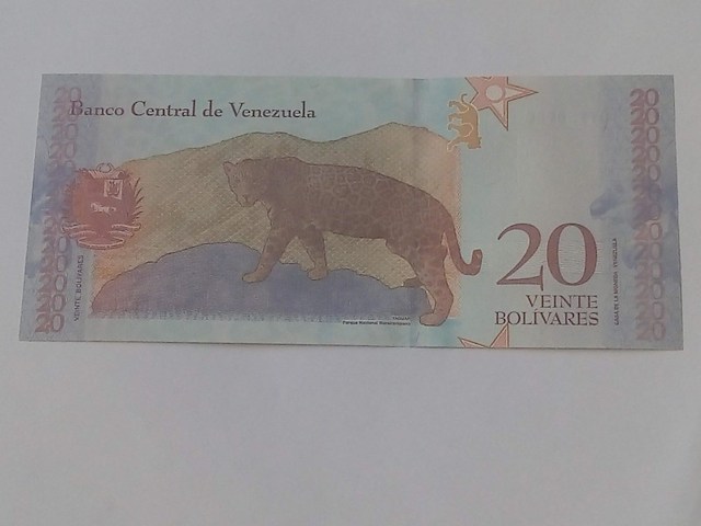 20 Bolivares 2018.g - Venecuela - ODLIČNA -