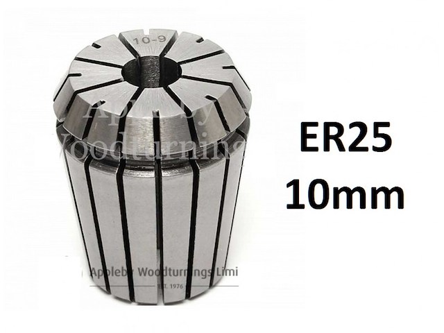 Stezna caura ER25 - 10mm - Elasticna caura