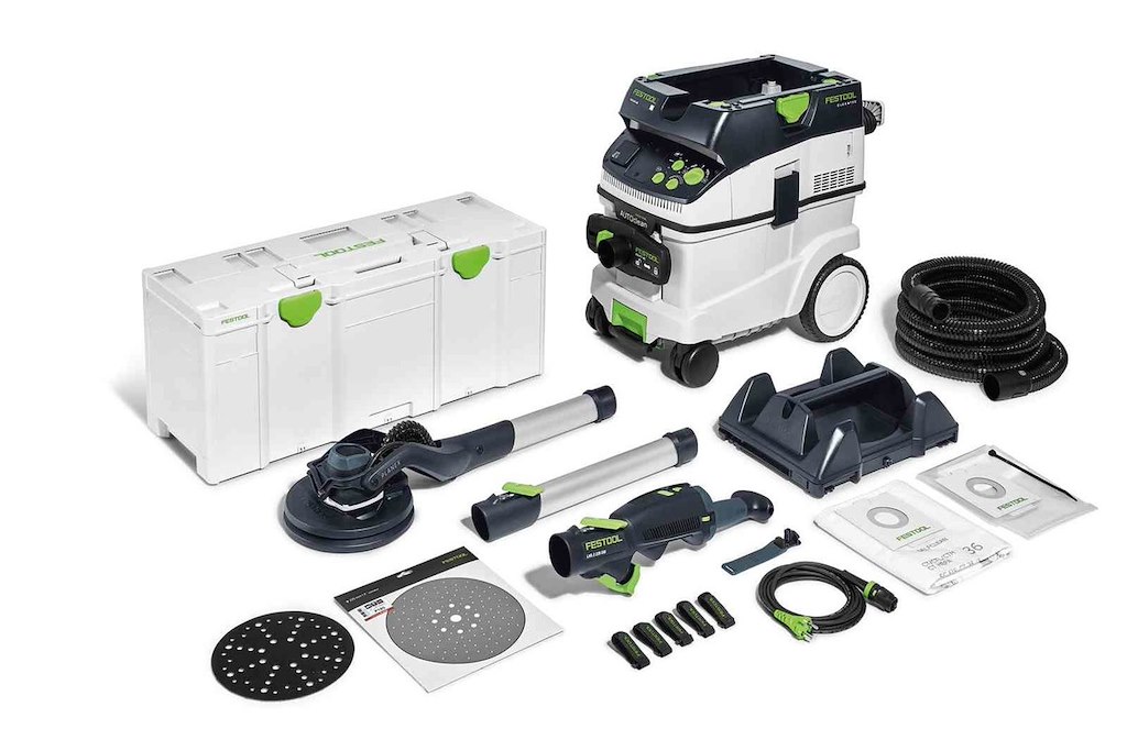 Festool SET brusilica za zidove - žirafa + usisivač PLANEX LHS 2 225/CTL 36-Set, 400W, Ø225mm