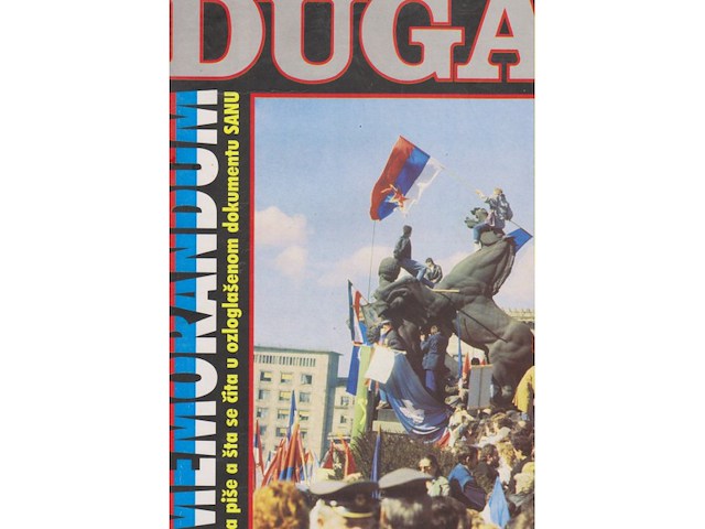 MEMORANDUM SANU / DUGA juni 1989 - kolekcionarskI