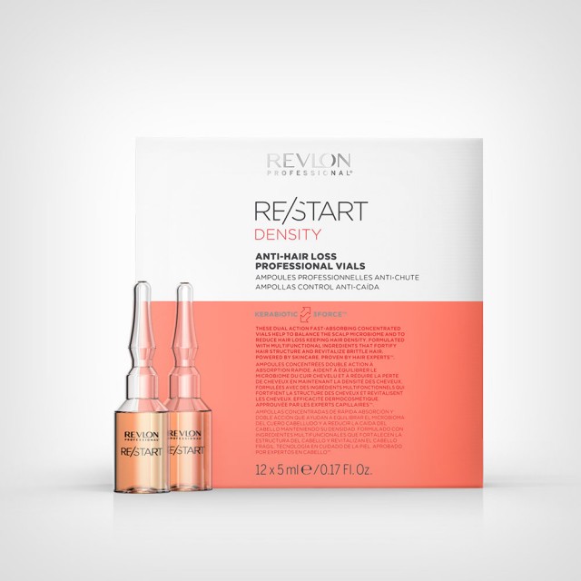 REVLON RESTART ANTI-HAIR PROFESSIONAL VIALS AMPULE 12 X 5ML