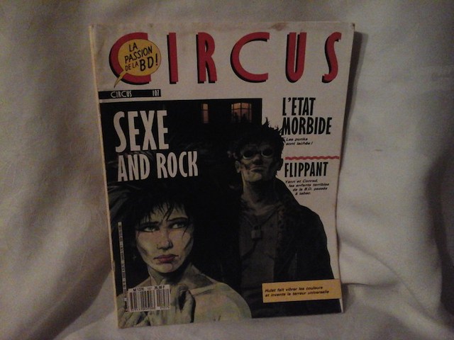 Circus 107 Sexe and rock  Glenat erotika u strip