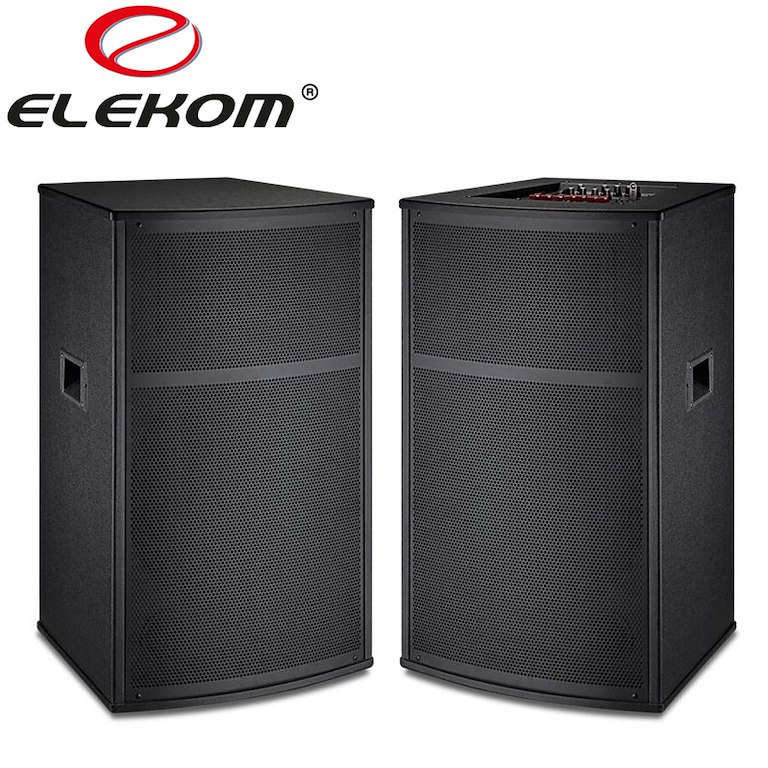 ELEKOM 3104 Karaoke Zvučnik 2×15″ 800W NOVO