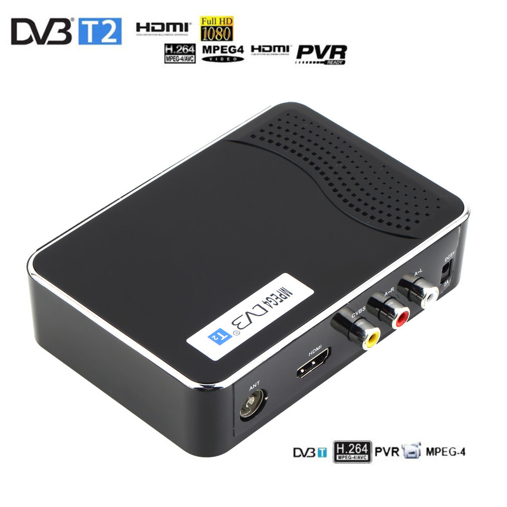 Mini DVB T2 sa adapterom na 12V i 220V