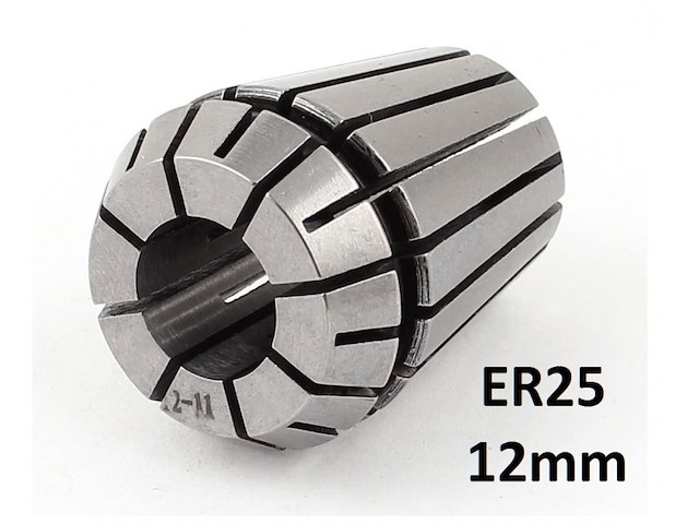 Stezna caura ER25 - 12mm - Elasticna caura