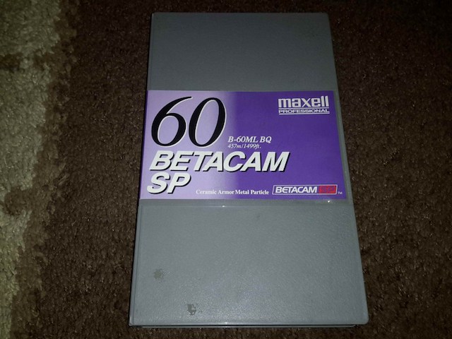 Maxell B-60ML BQ Betacam SP , NOVO!