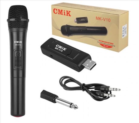 Bežični mikrofon+USB (Cmik MK-V10)
