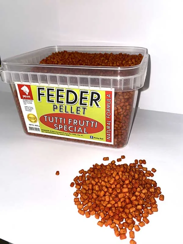 MELEG FEEDER PELLET-TUTTI FRUTTI 800GR