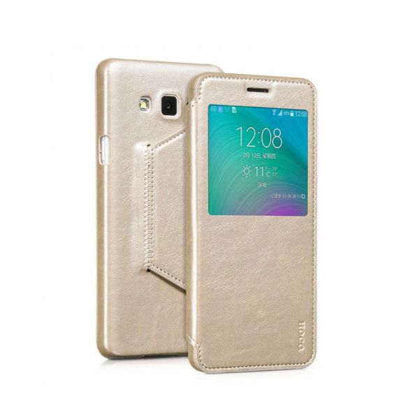Hoco futrola Crystal fashion series leather case za Samsung A700 A7, zlatna