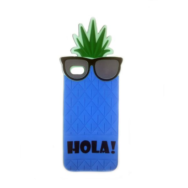 Futrola Gumena za iPhone 5/5s/SE ananas, plava