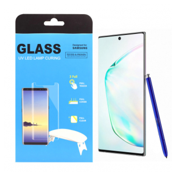 ZASTITNO STAKLO UV GLUE FULL COVER SAMSUNG NOTE 10/N970F