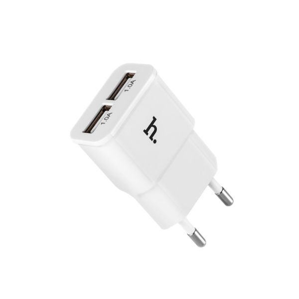 UH202 KUĆNI PUNJAČ-ADAPTER 2XUSB 2,1A BELI