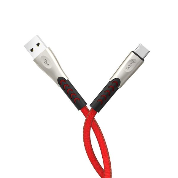 HOCO U48 SUPERIOR SPEED TYPE-C USB KABL CRVENI