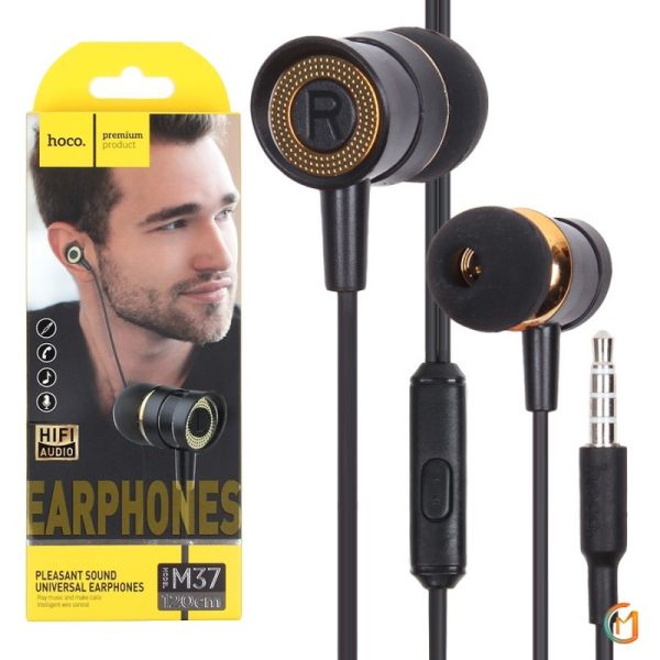 HOCO M37 pleasant sound universal earphones with microphone