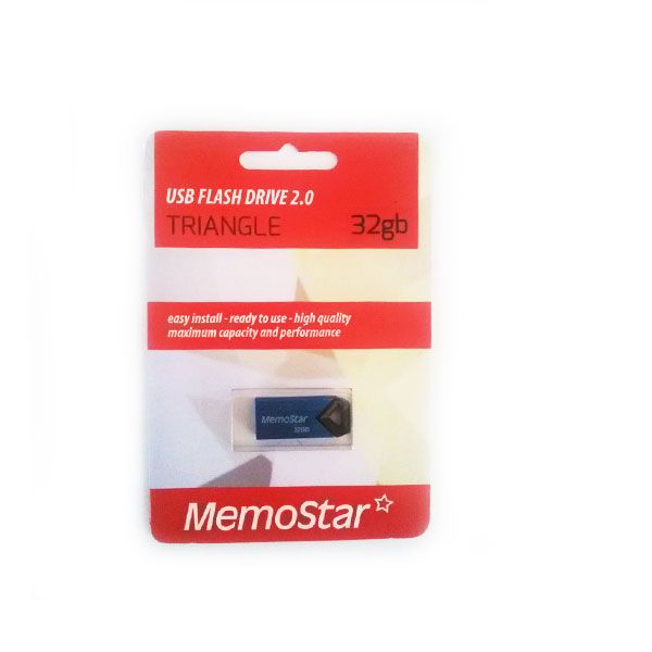 USB FLASH DISK MEMOSTAR TRIANGLE 32GB, PLAVI