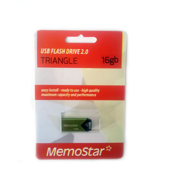 Usb Flash disk Memostar Triangle 16GB, zeleni