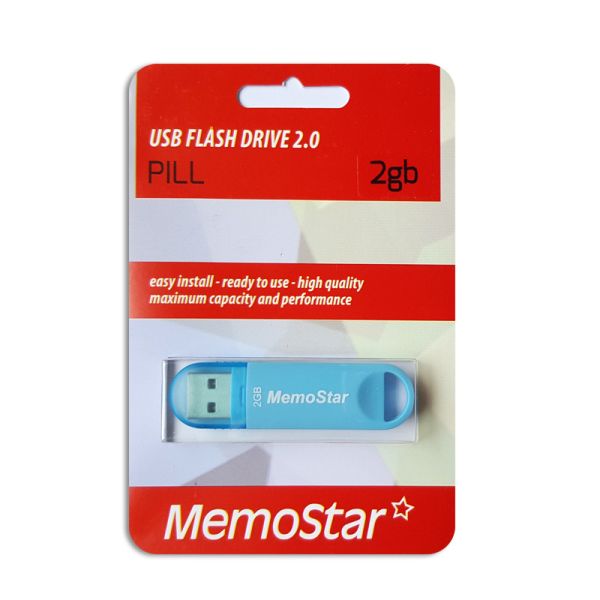 Usb Flash disk Memostar Pill 2Gb, plavi