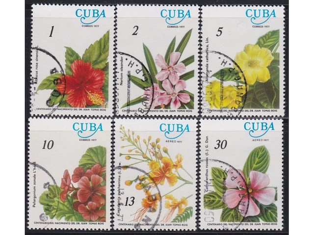 Kuba 1977 Flora ponisteno