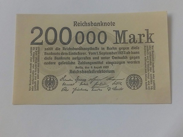 200 000 Maraka 1923.g - Nemačka - LEPA -