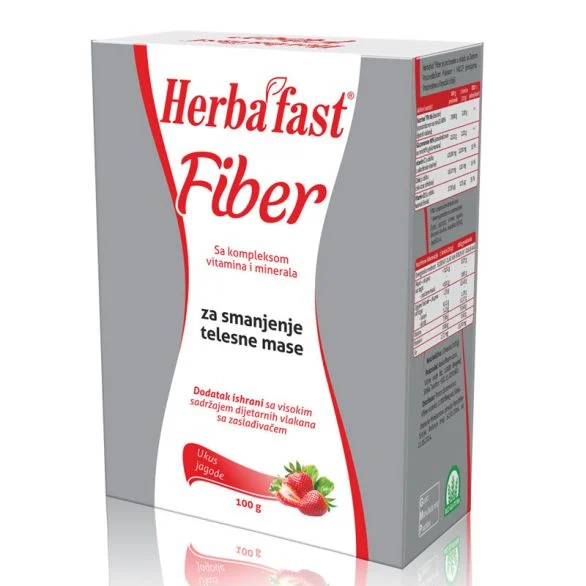 Herbafast® Fiber - jagoda, 10 kesica