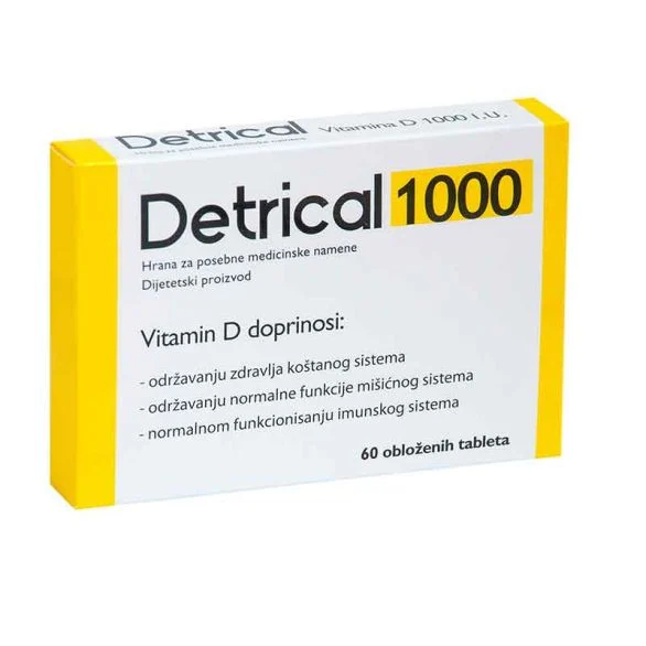 Detrical vitamin D 1000 tablete 60 komada