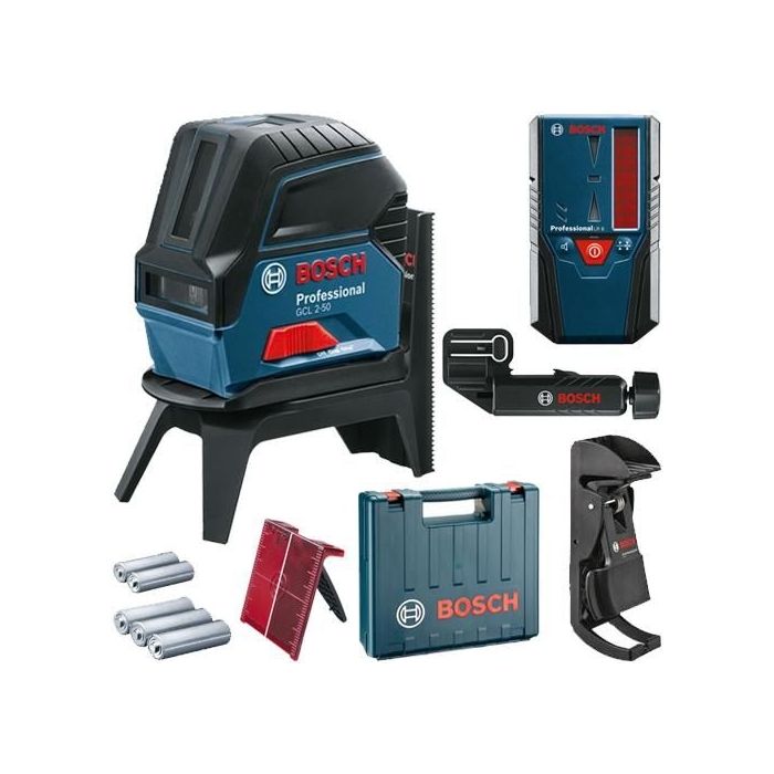 BOSCH KOMBINOVANI LASER GCL 2-50 C + RM 1 NOSAČ + LR 6 PRIJEMNIK