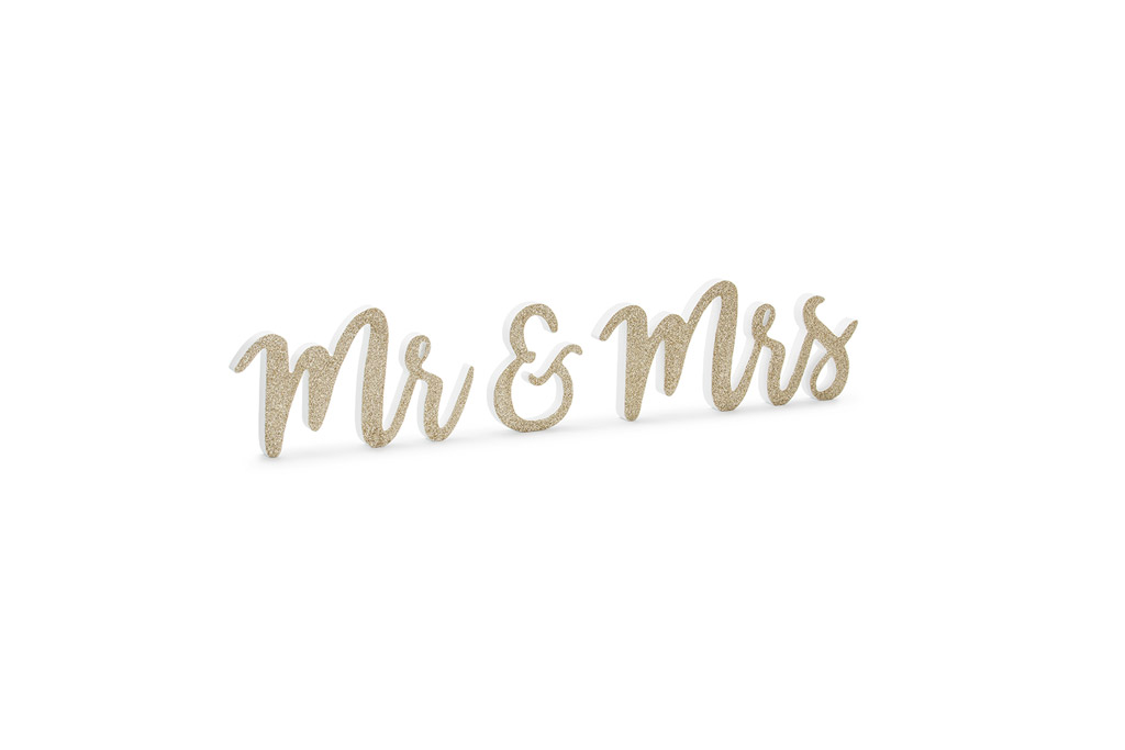 Drvena slova Mr & Mrs – 50cm