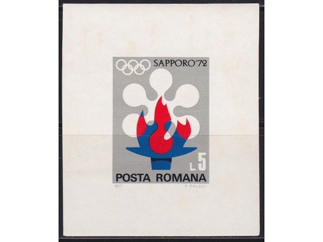 Rumunija 1972 Zimska olimpijada cisto