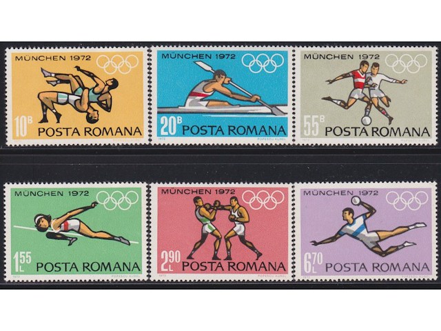 Rumunija 1972 Olimpijske igre cisto