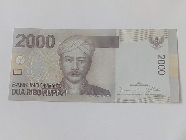 2000 Rupiah 2009.g - Indonezija - ODLIČNA -