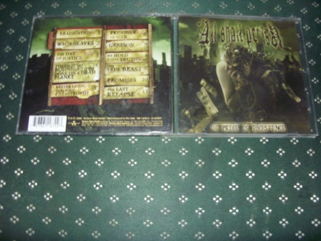 All Shall Perish ‎– The Price Of Existence CD NB 2006.