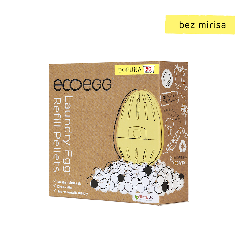 ECOEGG DOPUNA 2U1 EKO DETERDŽENT I OMEKŠIVAČ BEZ MIRISA 50 PRANJA