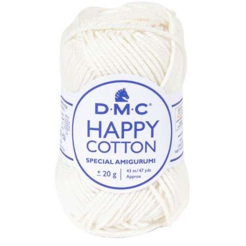 NATURA HAPPY COTTON - PAMUČNI KONAC ZA PLETENJE 20g, 43m