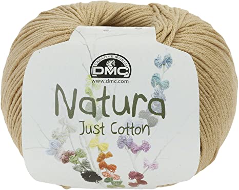 DMC NATURA PAMUČNI KONAC ZA PLETENJE 50g, 155 m, drap