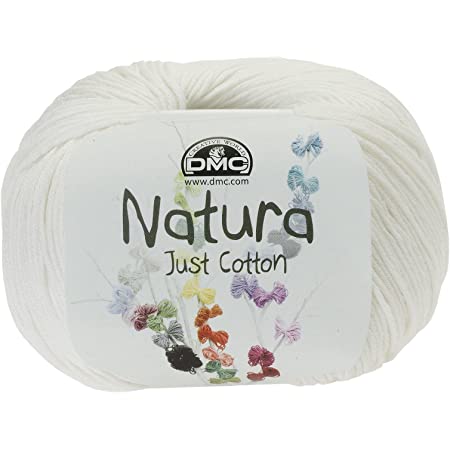 DMC NATURA PAMUČNI KONAC ZA PLETENJE 50g, 155 m, ivory