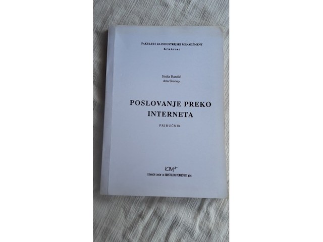 POSLOVANJE PREKO INTERNETA..