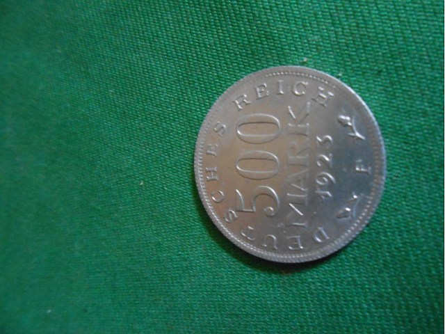 500 Mark 1923. Serija `F`WEIMAR REPUBLIC