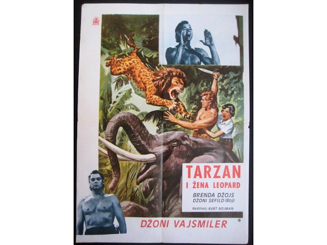 Tarzan i zena Leopard - filmski plakat