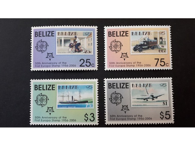 50 god. maraka Evropa - Belize ** Kompl. serija