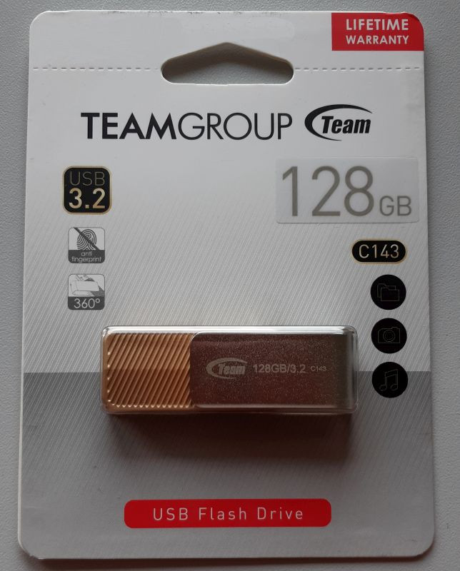 USB Flash 3.2 TeamGroup C143, kapaciteti 64 ili 128GB