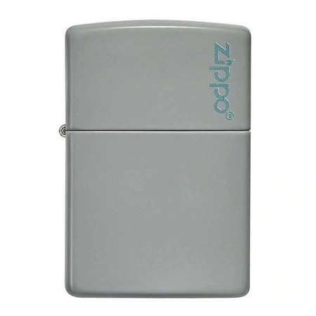 Zippo Flat Gray Logo 49452ZL