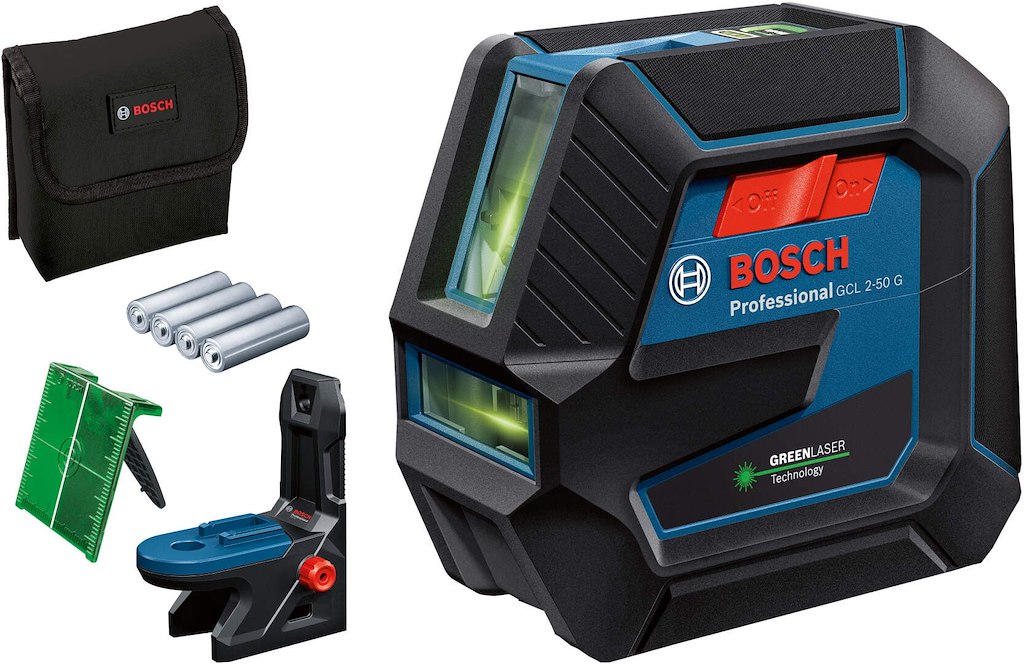 .Bosch GCL 2-50 G kombinovani samonivelišući laser za linije sa zelenim zrakom; 2 linije (0601066M00) - 50m