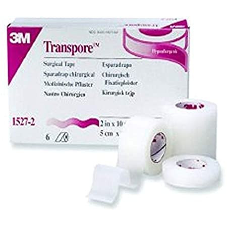 3M Transpore Medical Tape Surgical #1527-2 BOX (6 Each/Box, 10 Box/Case)