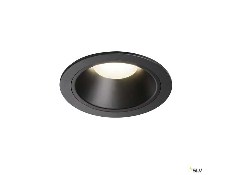 Ugradna plafonska lampa NUMINOS DL XL, crna