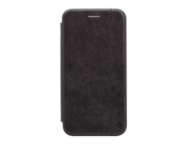 Teracell Leather preklopna futrola za telefon Xiaomi Mi 10T Lite crna