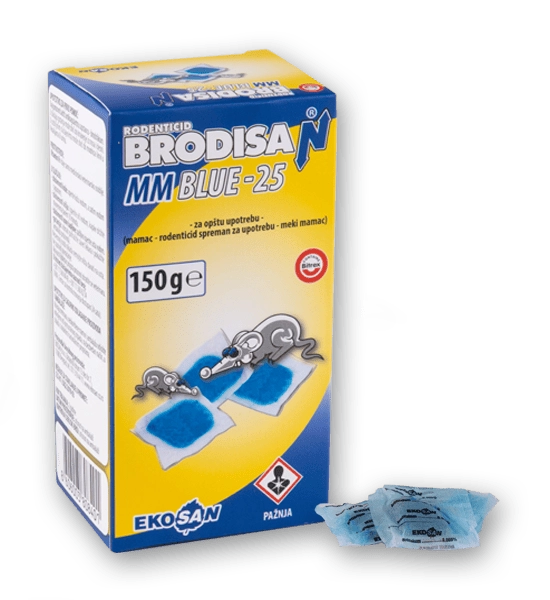 Brodisan Blue MM 25 rodenticid