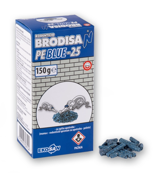 Brodisan Blue PE 25 protiv glodara