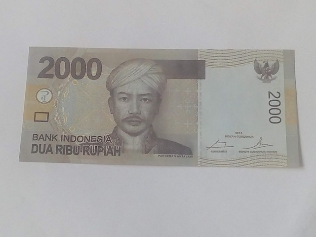 2000 Rupiah 2015.g - Indonezija - ODLIČNA -